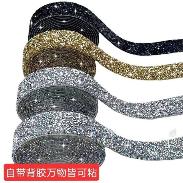 Resin rhinestone diamond with adhesive backing car sticker self ...