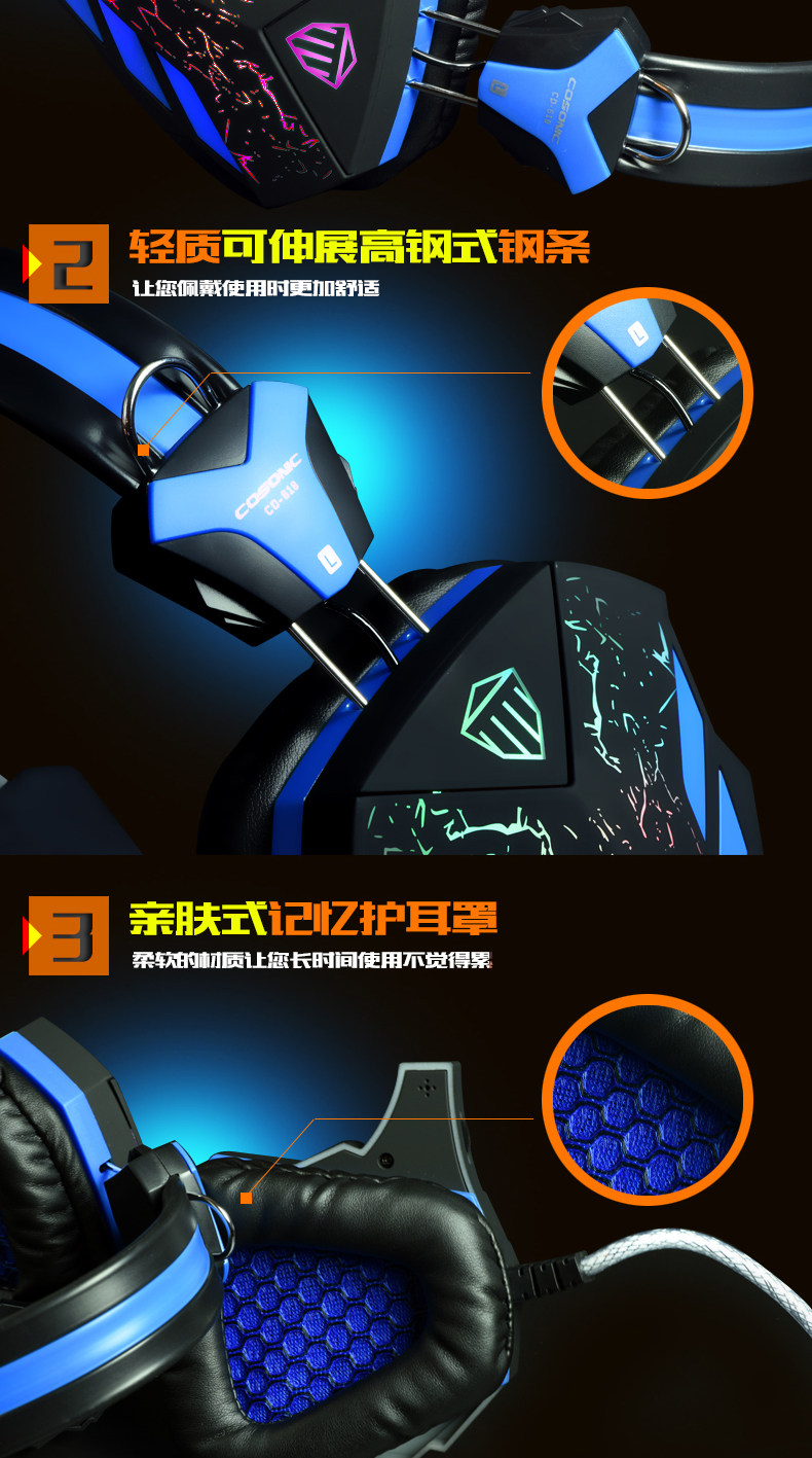 Купить Наушники наушники cosonic СD-618 ПК наушники гарнитура ...