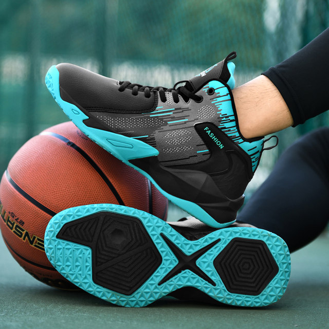New winter large size basketball shoes for men 45 plus velvet to keep ...