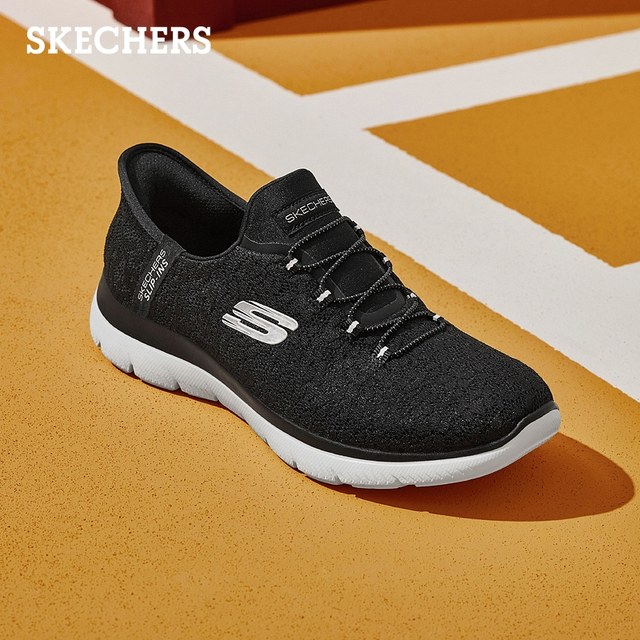 Skechers 2024 autumn new women's shoes fashionable simple flash step ...