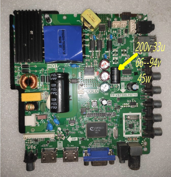Universal Logic Board - TP.VST59S.PB813 / PB716 / PB726 / P89 / PC1 / PB802 / PB801 / PB712