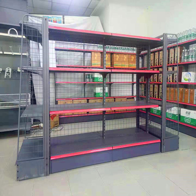 Supermarket shelves convenience store snack display rack multi-layer ...