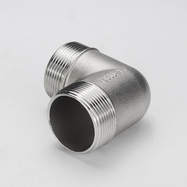304 stainless steel 90 degree external thread elbow/external thread ...