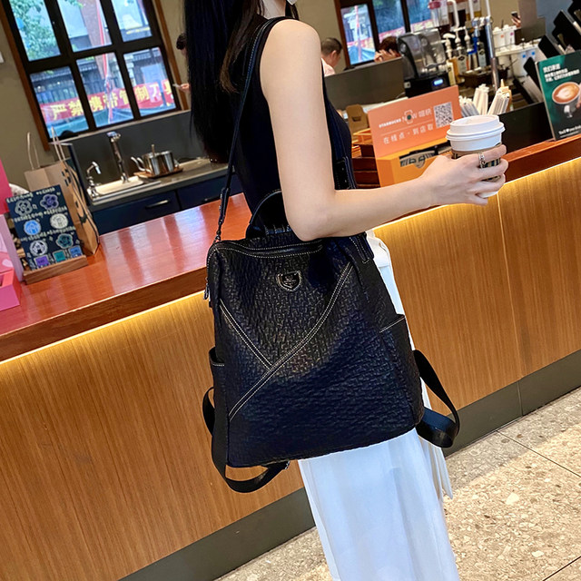 2025 New arrival Trendy Genuine Leather Backpack Women's Super Hot ...