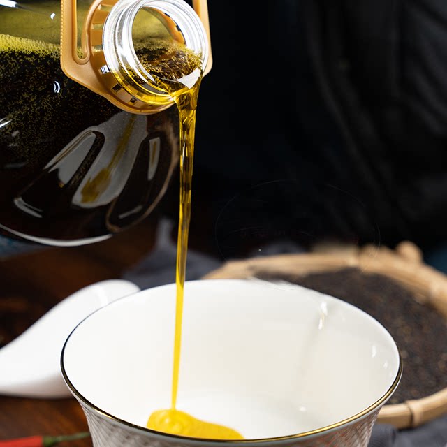 (2024 New Oil) Pure Rapeseed Oil Farmer Authentic Self-pressed Soil ...