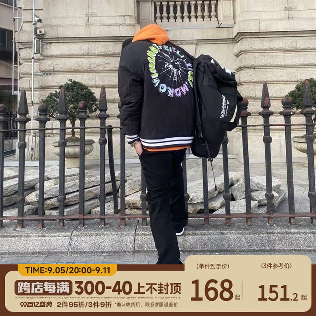 RAPPEYE American street broken glass vibe baseball uniform men's trendy ...