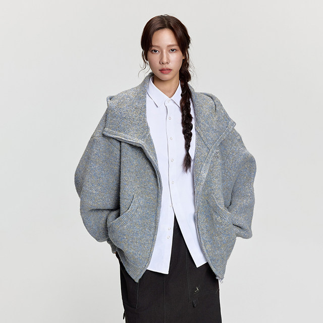 RAPPEYE mohair sweater coat autumn and winter women's college style ...