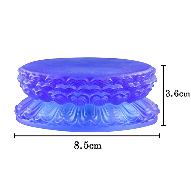 Perfect round luminous ancient glazed lotus base Buddha statue for home ...