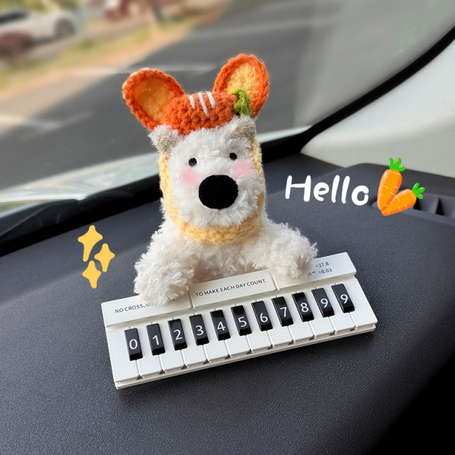 Cute West Highland car moving phone plate car temporary parking number ...