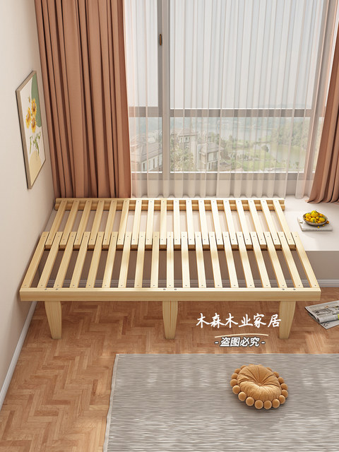 Retractable bay window sill telescopic bed frame bedroom study room ...