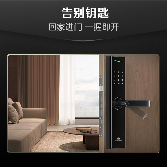 Deschman password lock fingerprint lock home anti-theft door smart lock electronic lock smart ...