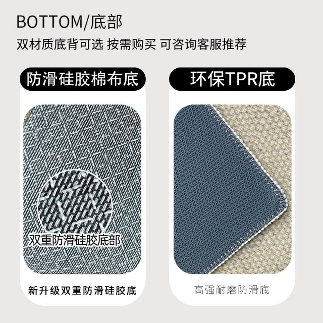 Living room carpet Morandi color Nordic ins style bedroom sofa coffee ...