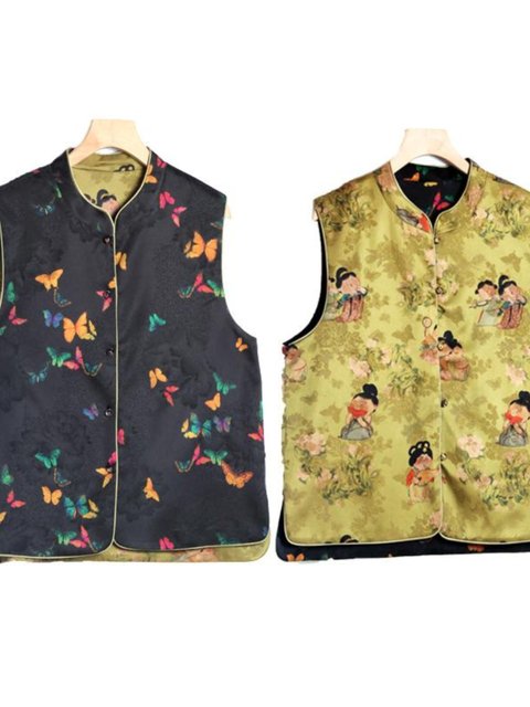 New Chinese style Little Tang Dynasty Xiangyun yarn reversible quilted ...