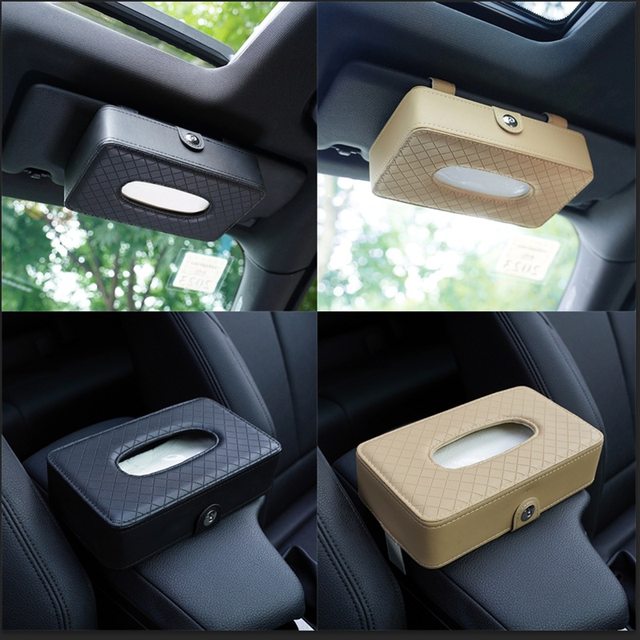 Car tissue box hanging sun visor hanging sunroof car tissue box car ...