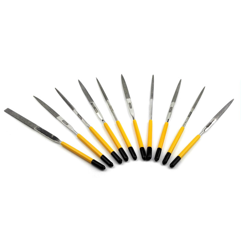 Stanley 10 Piece Diamond File Set 22 322 23 22 324 23 22 326 Metal Grinding Tools