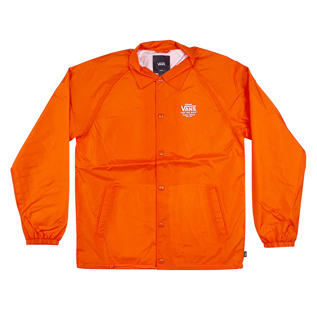 VANS jacket American trendy brand baseball uniform wild orange classic ...