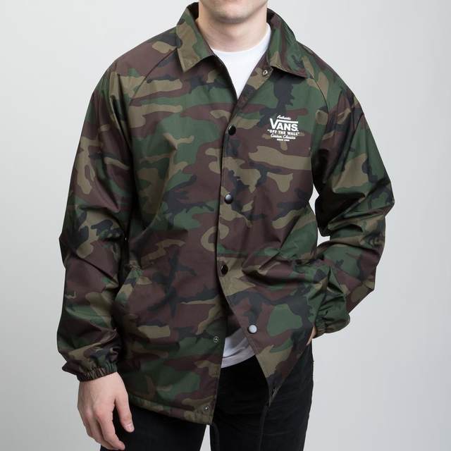 VANS jacket American trendy brand baseball uniform camouflage classic ...