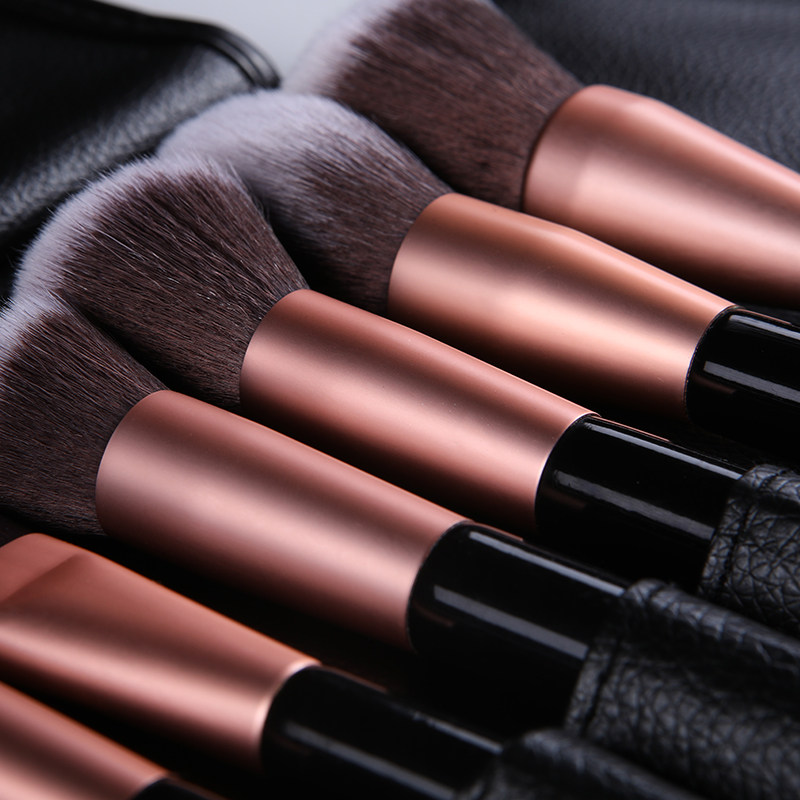 Princess Rose 16-teiliges Make-up Pinsel-Set - Weiches Ponyhaar