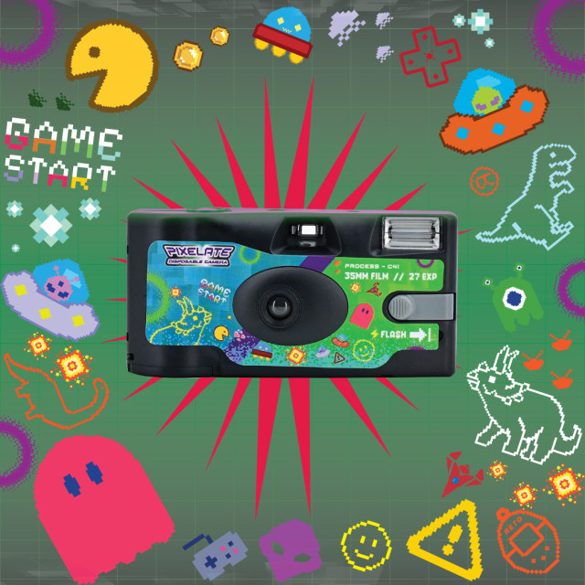 y2k special effects roll style color disposable film camera 27-piece ...