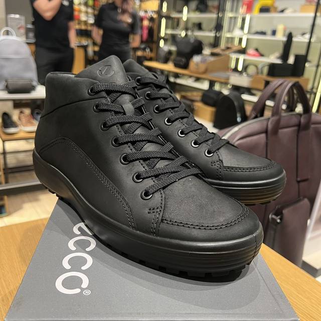 ECCO Men's Highneswear High -Gang Sneakers, warm, skid, waterproof ...