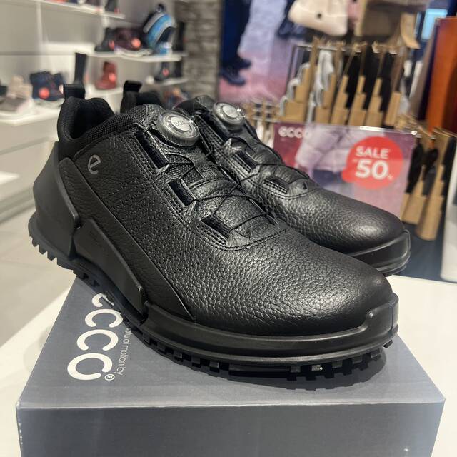 Ecco Men S Shoes Biom Cushioning Cowhide Breathable Round Toe Knob