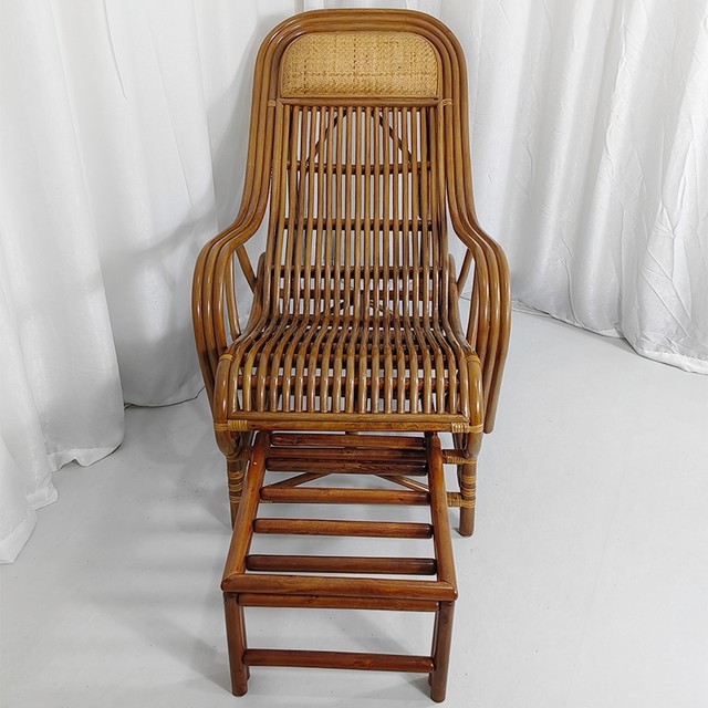 True vine chair folding lounge vine rocking chair old man sleeping ...