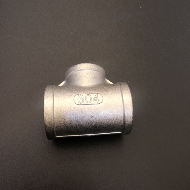 201 stainless steel reducing tee/inner teeth/reducing diameter/inner ...