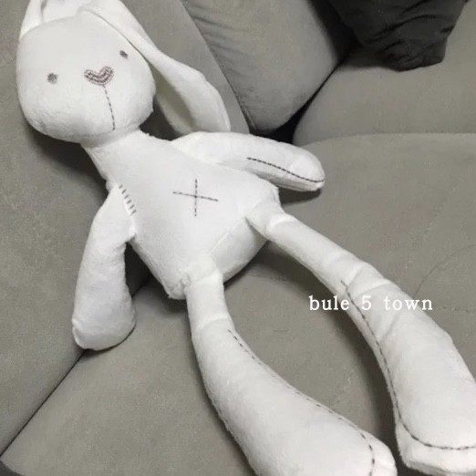 Dugouhi zec baby sleep comfort doll plišana igračka bijeli zec s leptir ...