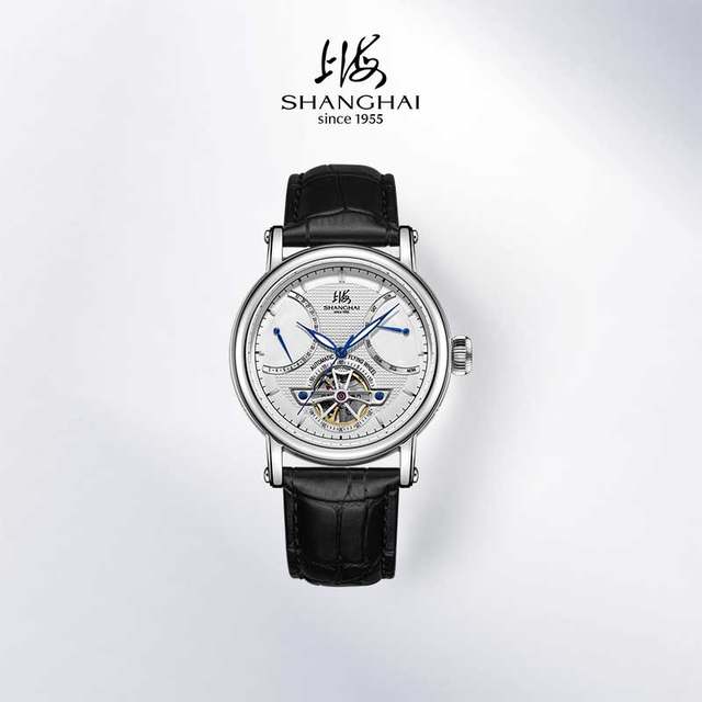 Shanghai Watch 42mm Exposed Series Automatic Mechanical Calendar Weekly ...