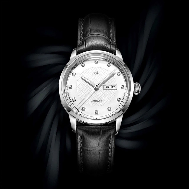 Shanghai Watch Mechanical Watch Atmospheric Diamond-Inlaid Automatic ...