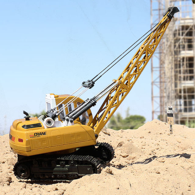 Extra large wireless remote control crane toy car boy electric crane ...