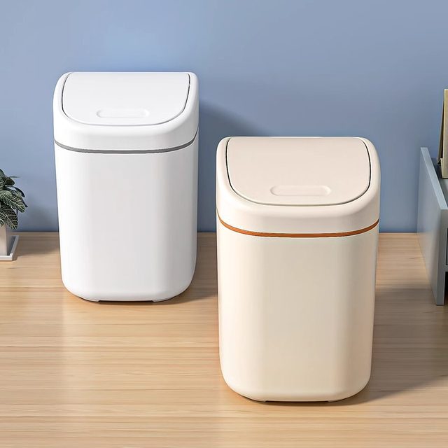 Mini desktop trash bin small home with bedroom bedside debris storage ...