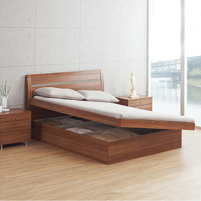 Red Apple Furniture Double Bed Modern Simple Multifunctional High Box ...