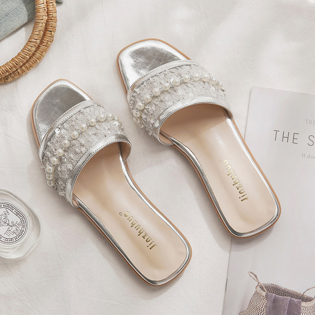 Sheepskin version ~ summer silver flat fairy style with skirt French ...