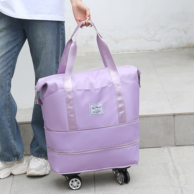 Large-capacity travel bag, foldable expansion shopping bag, luggage bag ...