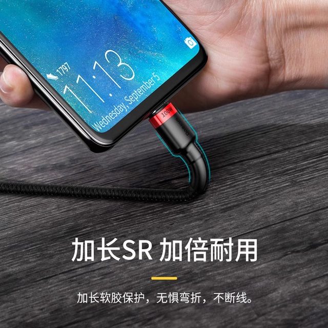 Baseus dual typec data cable car PD100W charging cable usbc suitable ...