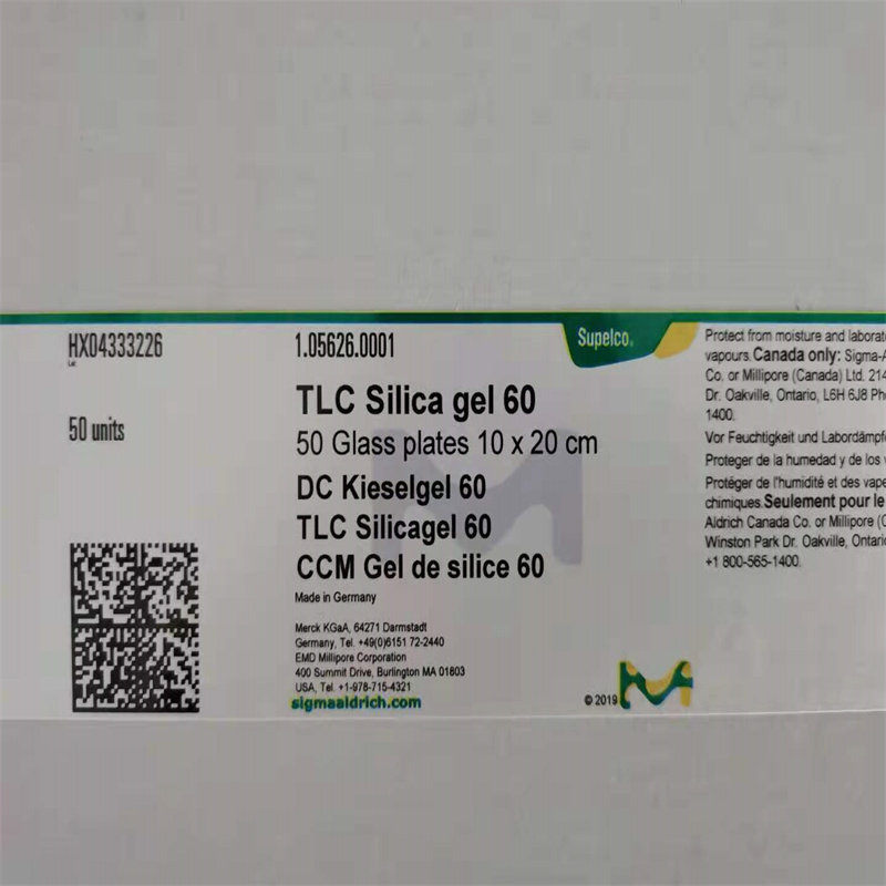Merck TLC Silikageelilevy 10x20cm - 1.05626.0001