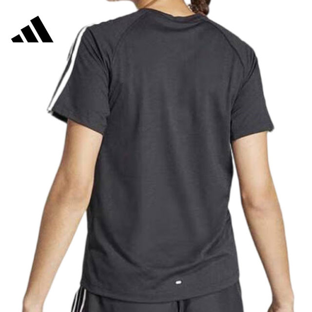 Adidas official website spring women's running sports casual round neck ...