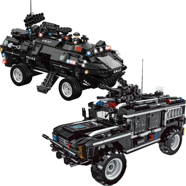 Special Police Building Blocks Puzzle Puzzle Command Armor Armor ...