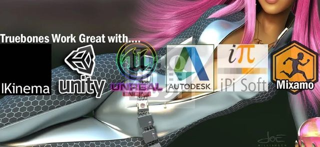 Action capture action library TrueBoneScollection sticker complete FBX ...