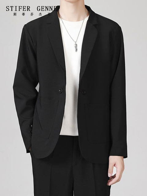 Stephen Suit Men's Jacket Spring and Autumn Light Mature Style Trendy ...