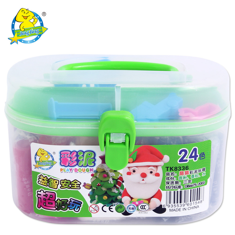 Sada modelovací hmoty Creative Island 24 barev - Netoxická modelovací hmota s formičkami