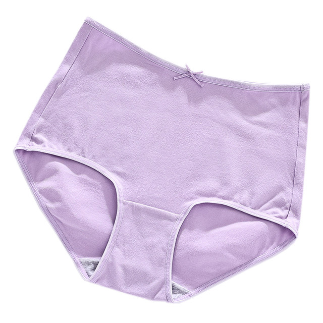 Women's underwear women's cotton comfortable mid-high waist large size ...