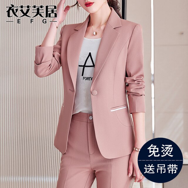 Small blazer women's autumn and winter 2024 new high-end formal tops ...