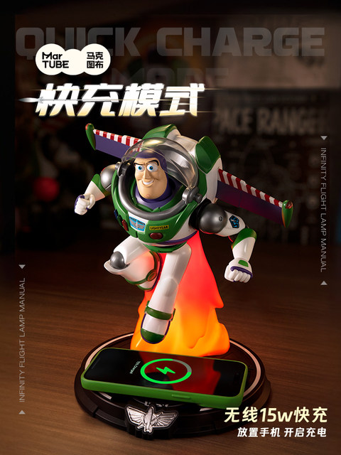 Buzz Lightyear Soars into the Sky Wireless Charging Gift Box Compatible ...
