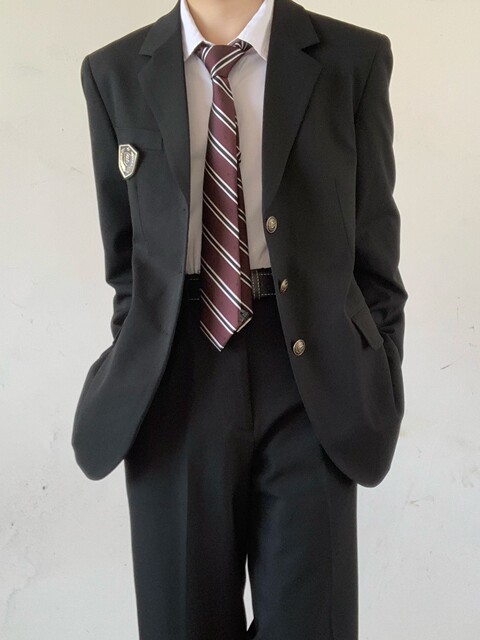 Kimura DK Japanese uniform blue color suit jacket men jk female college ...