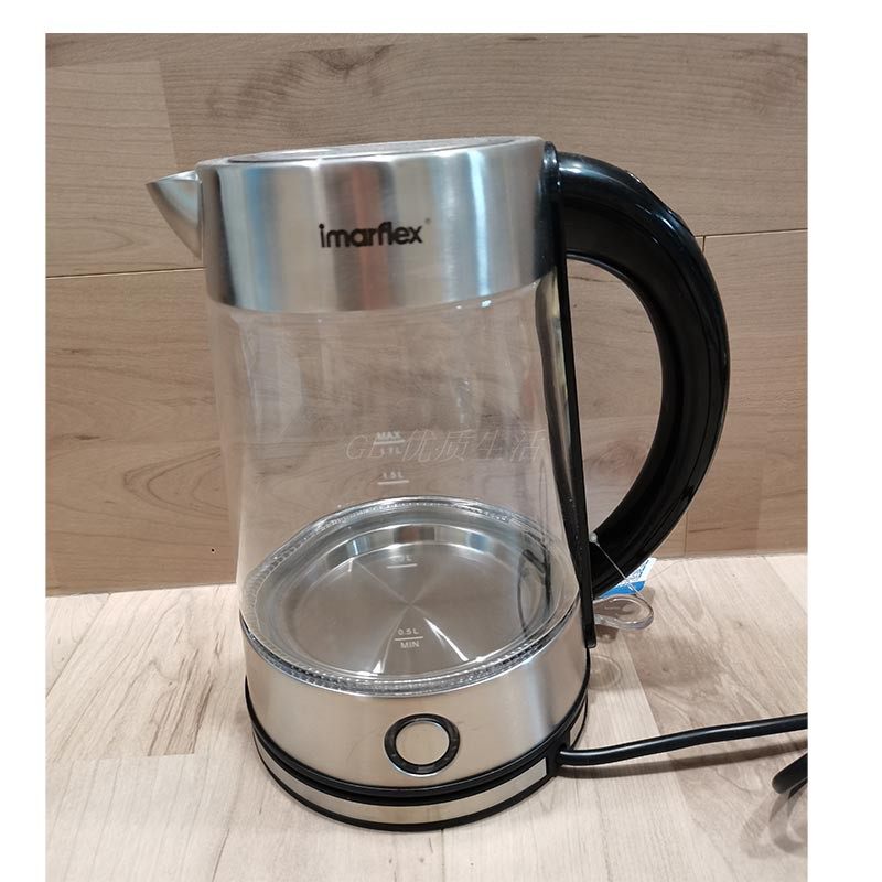 IMARFLEX/IMA IKT-10GS/17GS glass kettle electric kettle boiling water ...