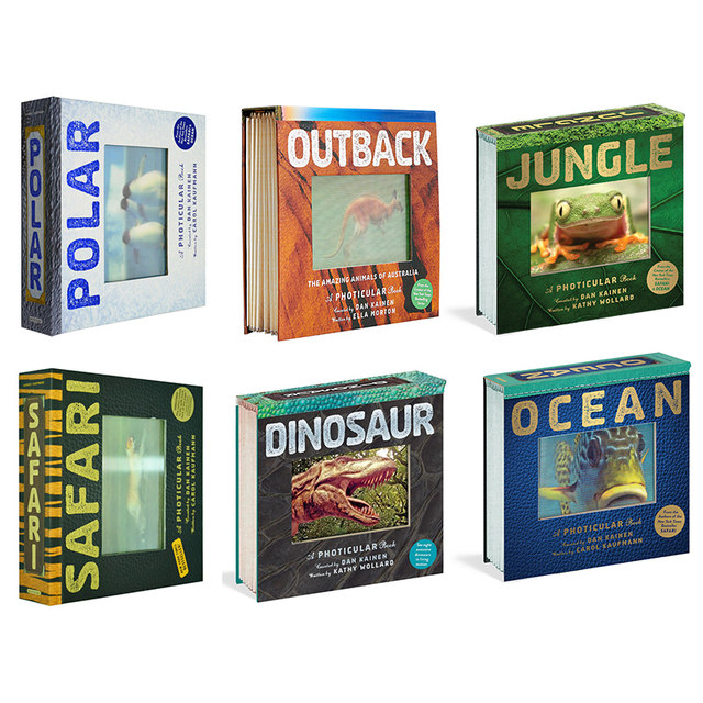 English original light and shadow visual book series moving 3D picture ...