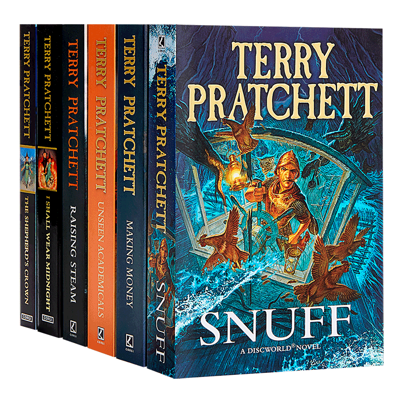 Discworld series 36-41 six-volume set, original English best-selling science fiction novel ...