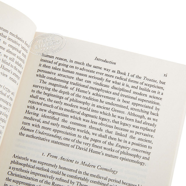 David Hume: A Study of Human Reason Oxford World Classics Series English Original ...